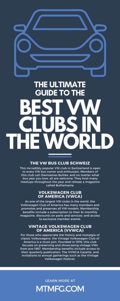 The Ultimate Guide to the Best VW Clubs in the World – M&T Manufacturing