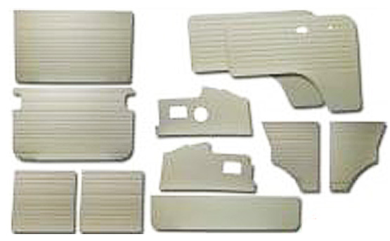 Volkswagen Bus, Vanagon, Eurovan Door Panels & Kick Panels: 1968-79